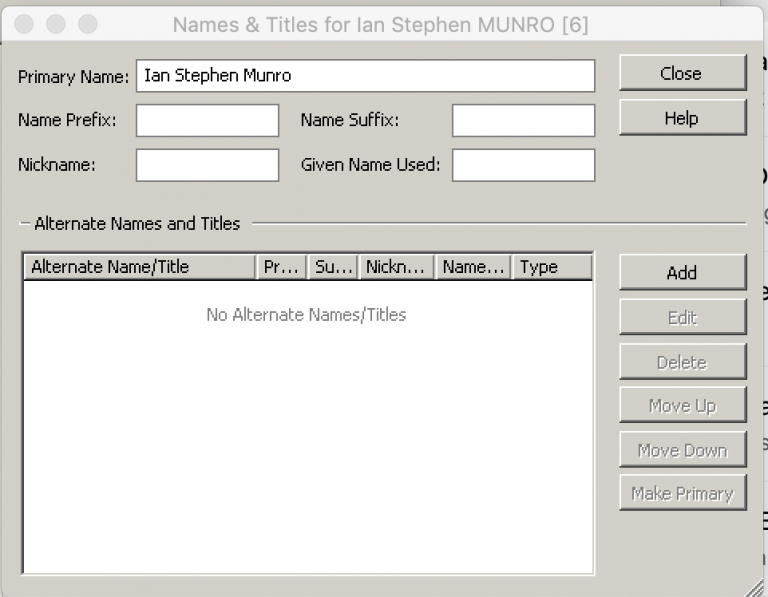 How to Handle People With Multiple Names – Family Historian User Group ...
