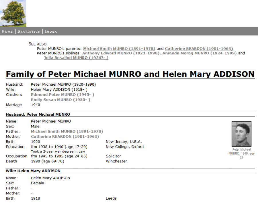Create Family Tree CD/DVD or Website Content – Family Historian User ...