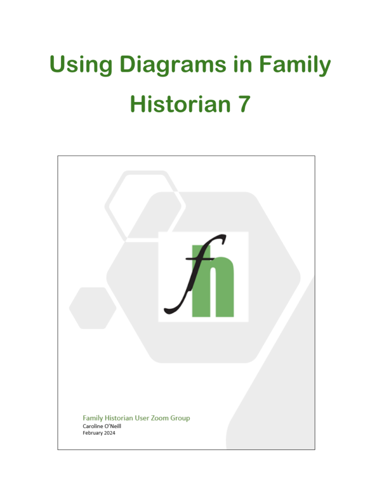 A Primer on Using Diagrams and Charts – Family Historian User Group ...